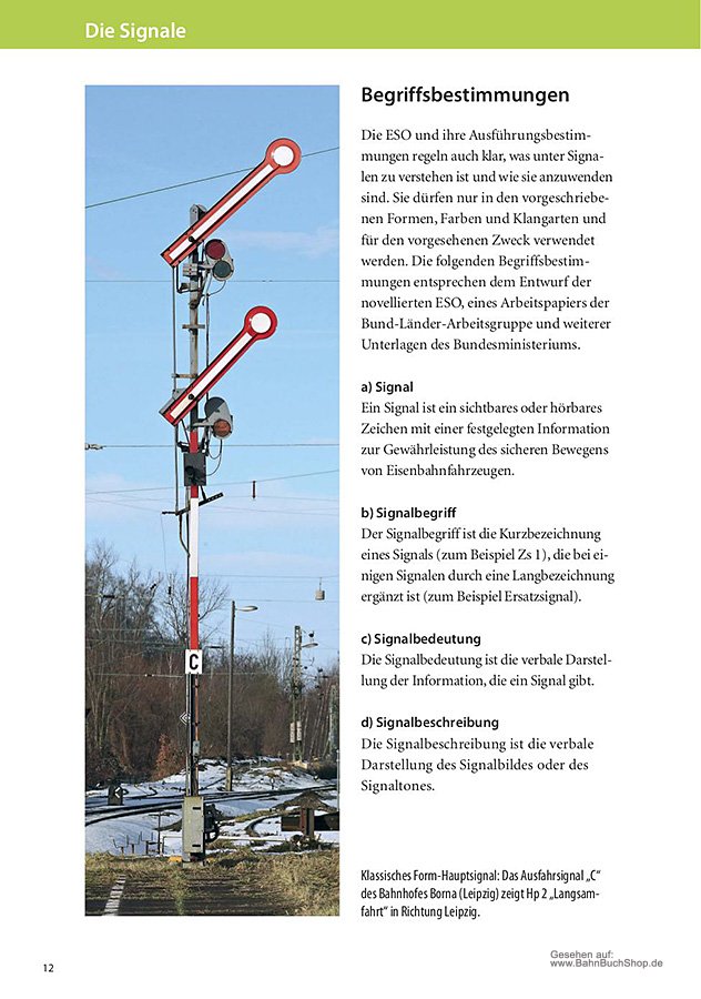 Buch: Signale der deutschen Eisenbahnen - BahnBuchShop.de Bücher, Eis ...