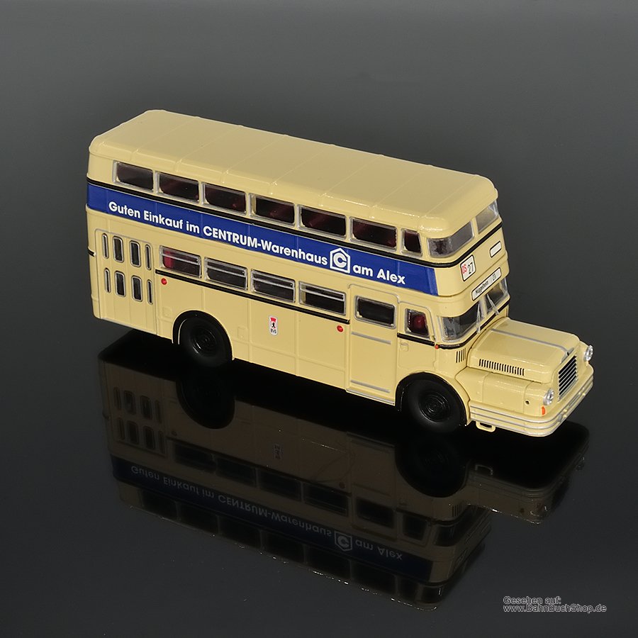 IFA DO 56 BVG Berlin (Ost) "Centrum-Warenhaus" 1:87 - H0 Modell Breki ...