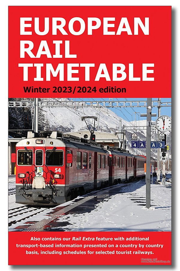 Europäisches Kursbuch der Eisenbahnen in ganz Europa! - BahnBuchShop ...