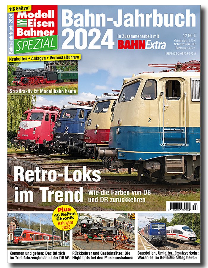 MEB Spezial Bahn-Jahrbuch 2024 - BahnBuchShop.de Bücher, Eisenbahnkar ...